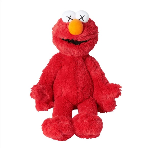 KAWS | Other | Kaws X Sesame Street Elmo Plush | Poshmark